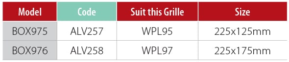 WPL Snap-on Box » Allvent Ventilation Products