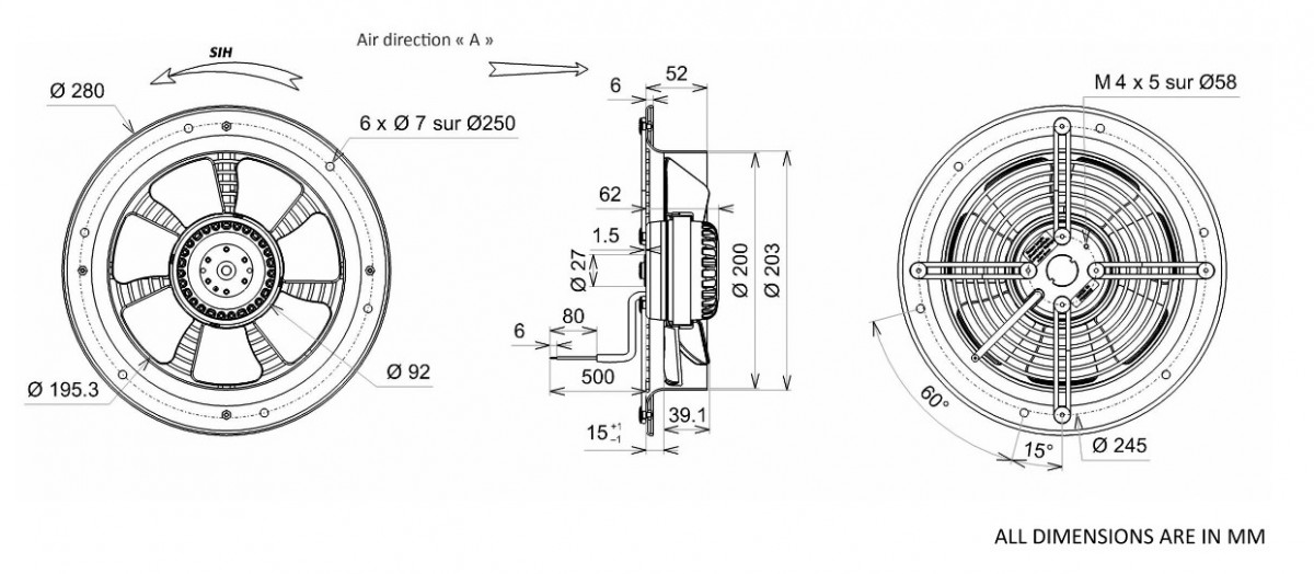 Ring Plate Fans » Allvent Ventilation Products